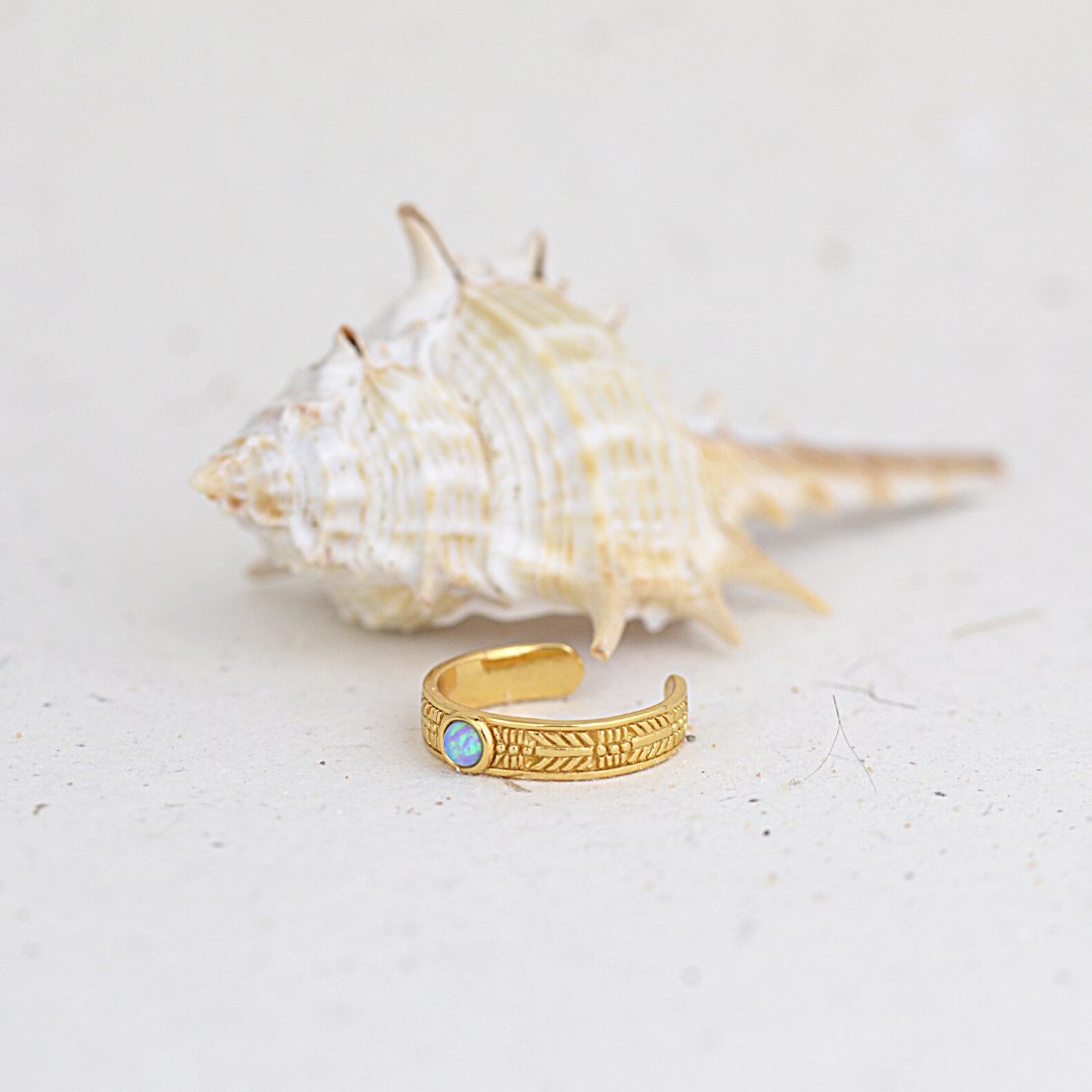 Gold Azure Toe Ring – Vanilla Shore