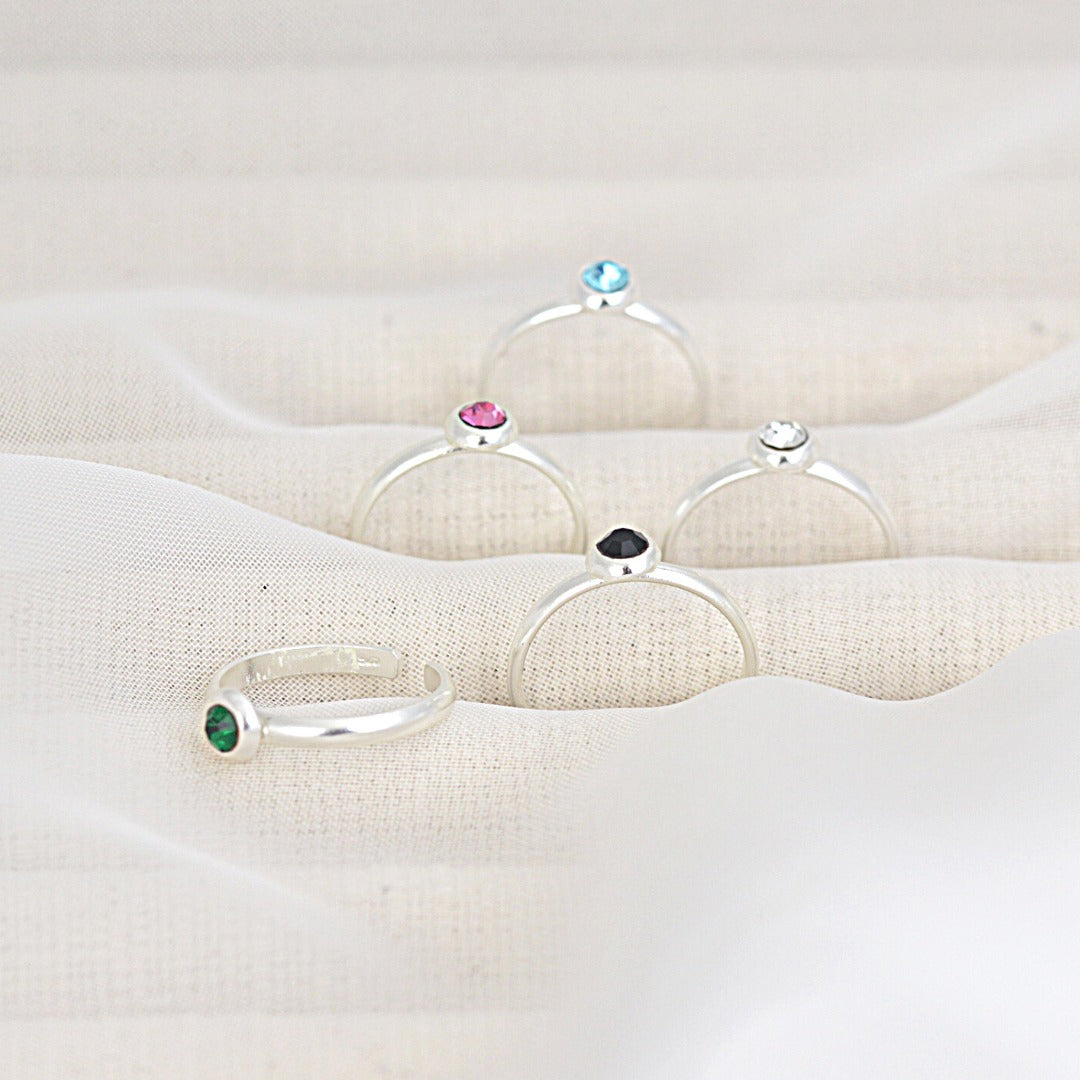 Single Sparkle Toe Ring – Vanilla Shore