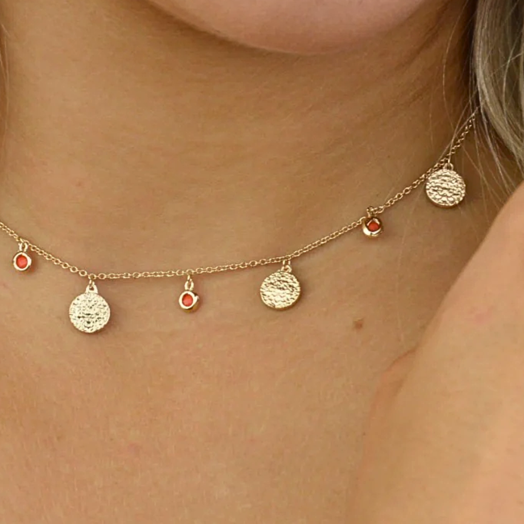 Golden Firefly Choker – Vanilla Shore