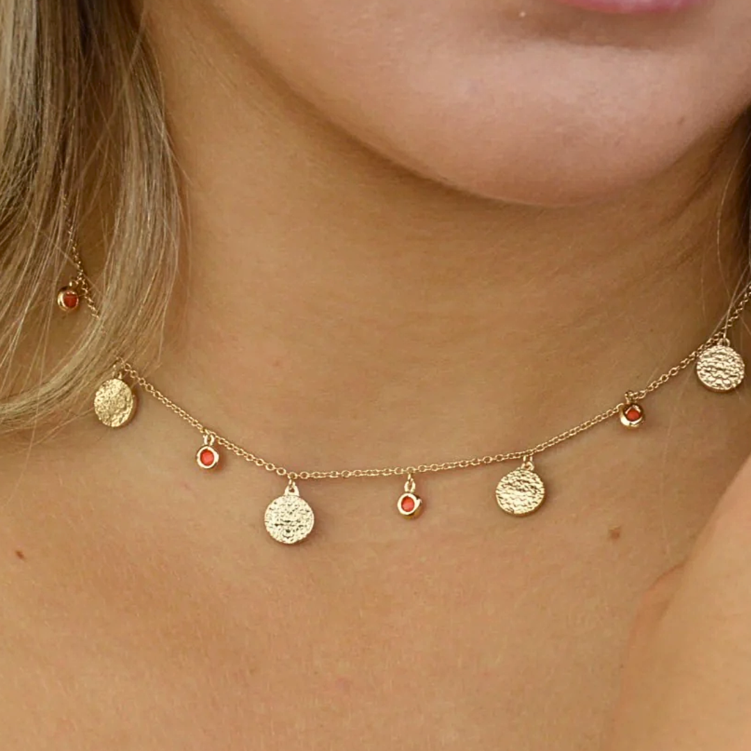 Golden Firefly Choker – Vanilla Shore