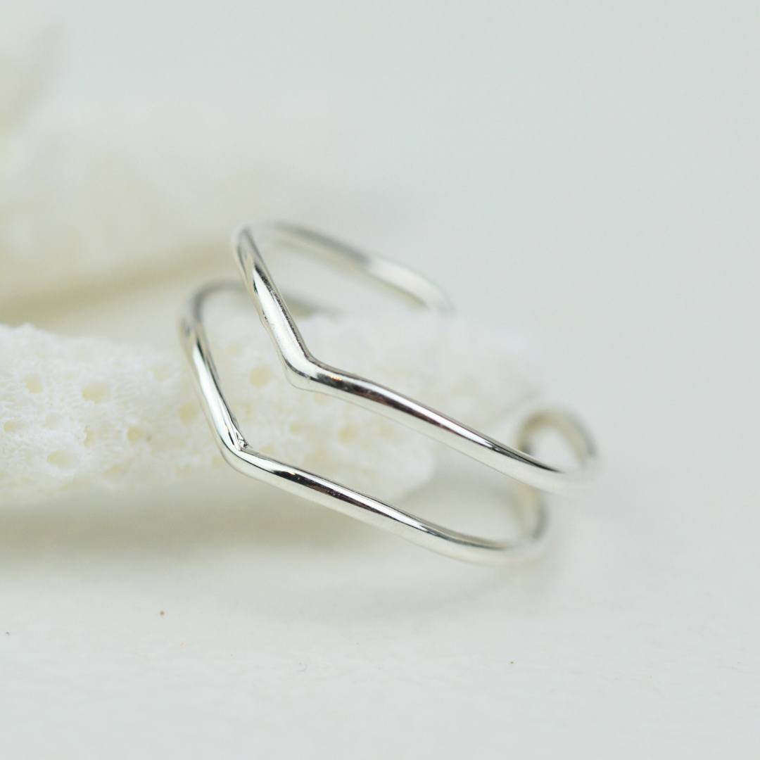 Double Vibes Toe Ring – Vanilla Shore