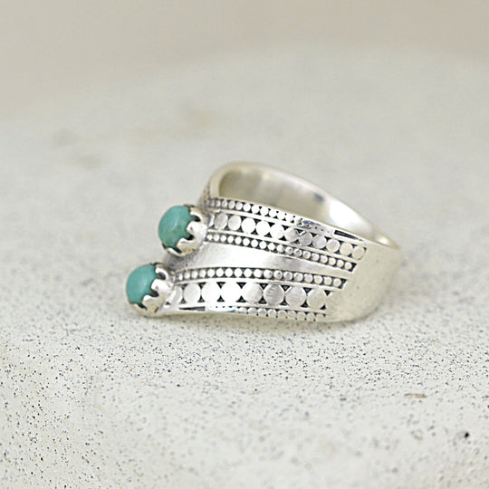 Dreamtime Turquoise Ring – Vanilla Shore