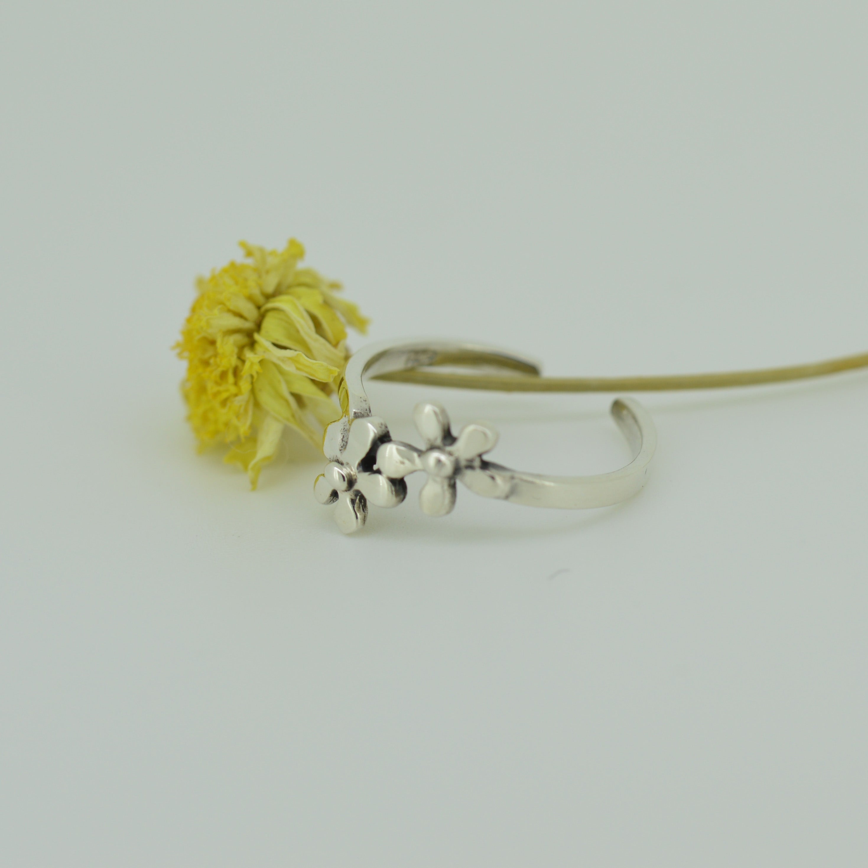 Double Daisy Toe Ring – Vanilla Shore