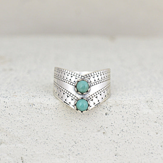 Dreamtime Turquoise Ring – Vanilla Shore